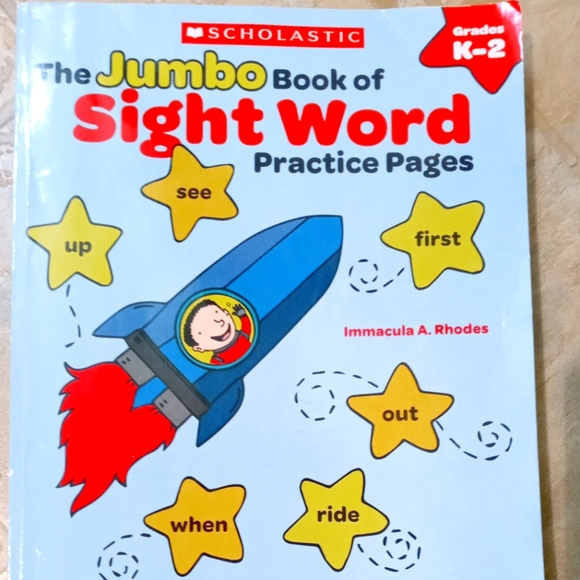 Scholastic | Other | Jumbo Sight Words Scholastic 5f45 | Poshmark